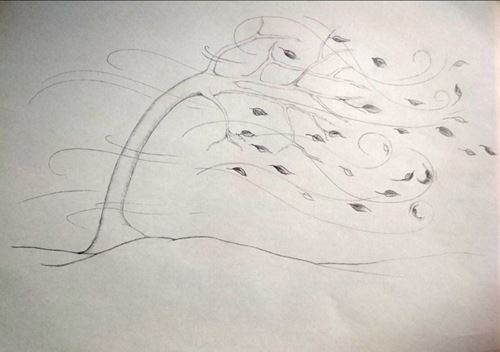 Tips on How to Draw Effect of Wind with Wooden Pencil